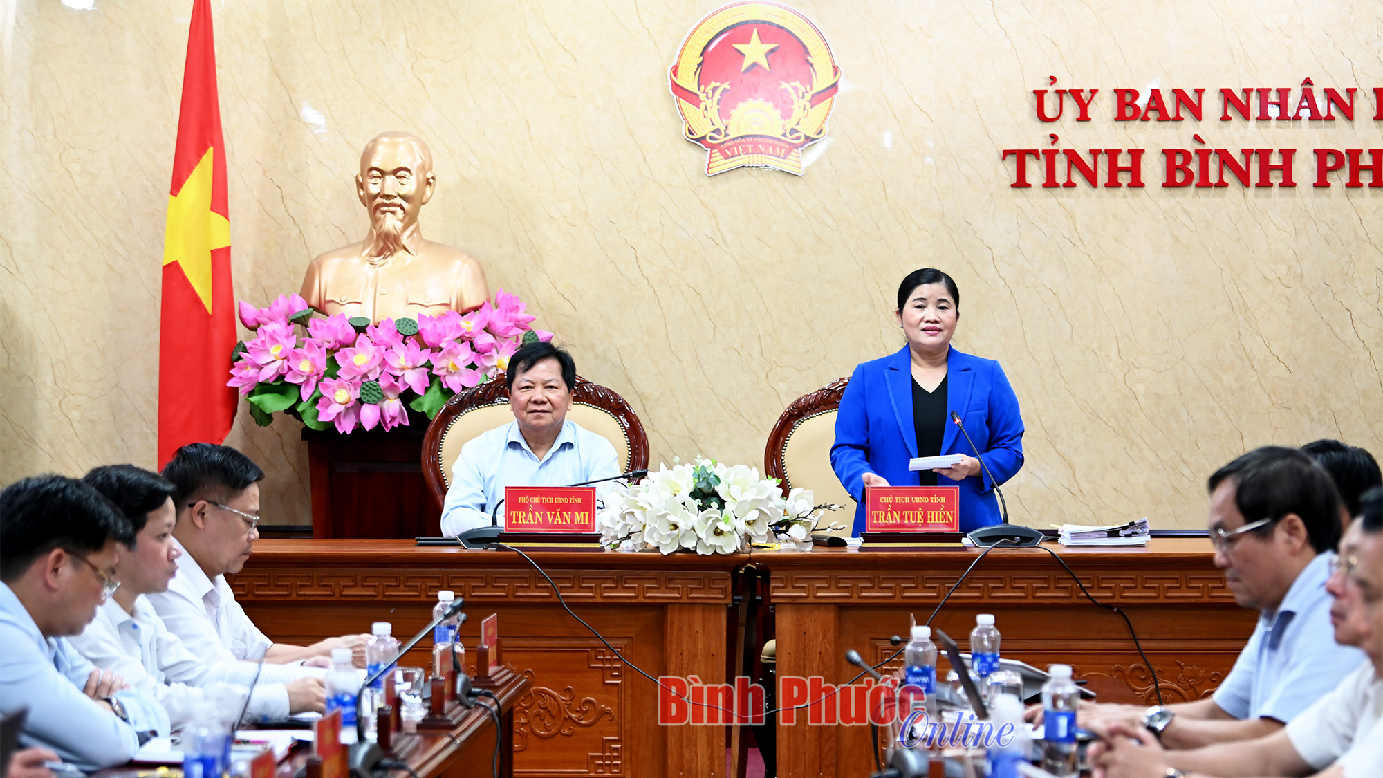 Xem xét phương án xử lý các tồn tại của dự án mở rộng đường ĐT741 đoạn ...